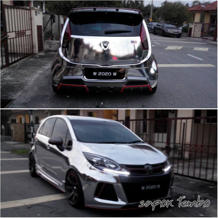 WRAPPER CHROME PROTON IRIZ PALING KUAJAQ INI SEMAKIN MENJADI VIRAL DI ...