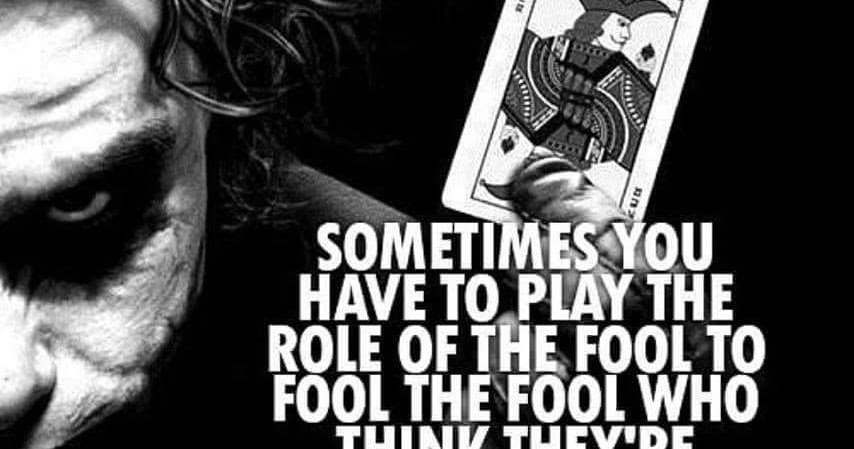 Morshalin Rony: Act like "fool"...