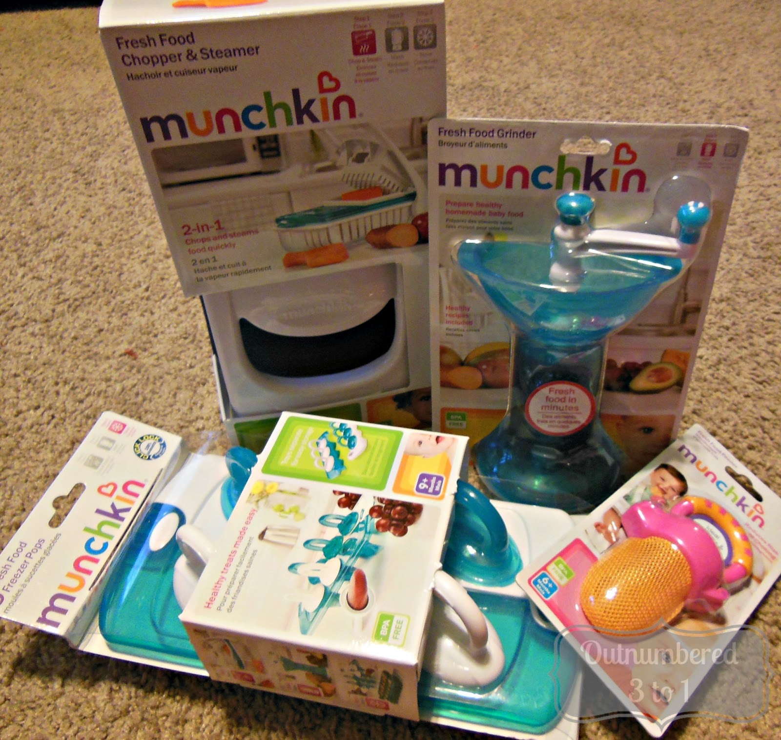 Bump Ahead: Munchkin's new Fresh Baby Food System - Outnumbered 3 to 1