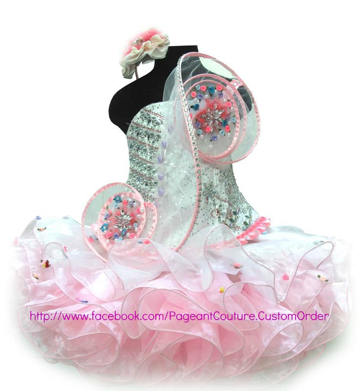 PAGEANT CUPCAKE DRESS from PAGEANT COUTURE: GLITZ PAGEANT DRESS - MADE ...