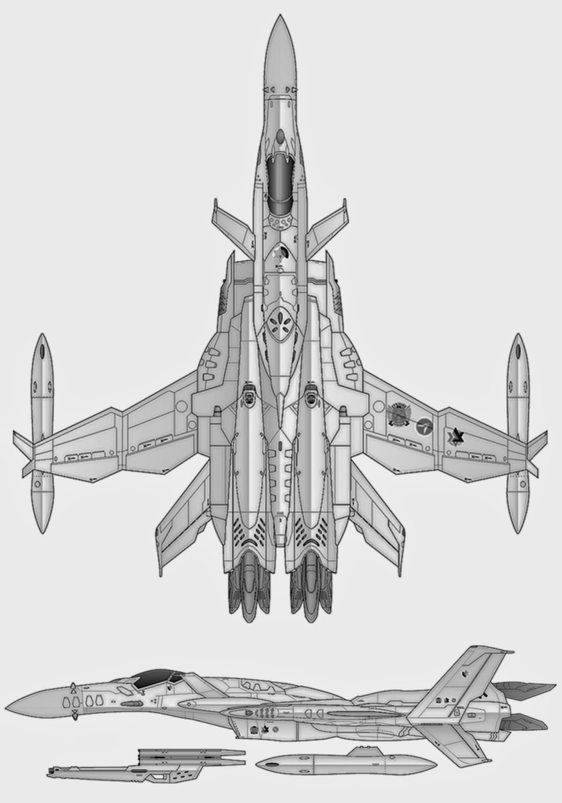 Mechs Without Skirts: Lineart SV-51