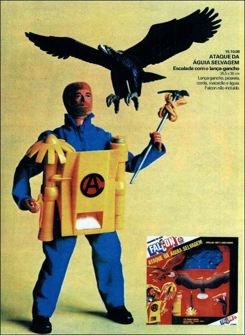 BONECO FALCON DA ESTRELA: CATALOGO AS AVENTURAS DE FALCON 1978