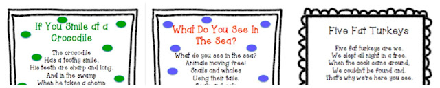 The Very Busy Kindergarten: Poetry Basket