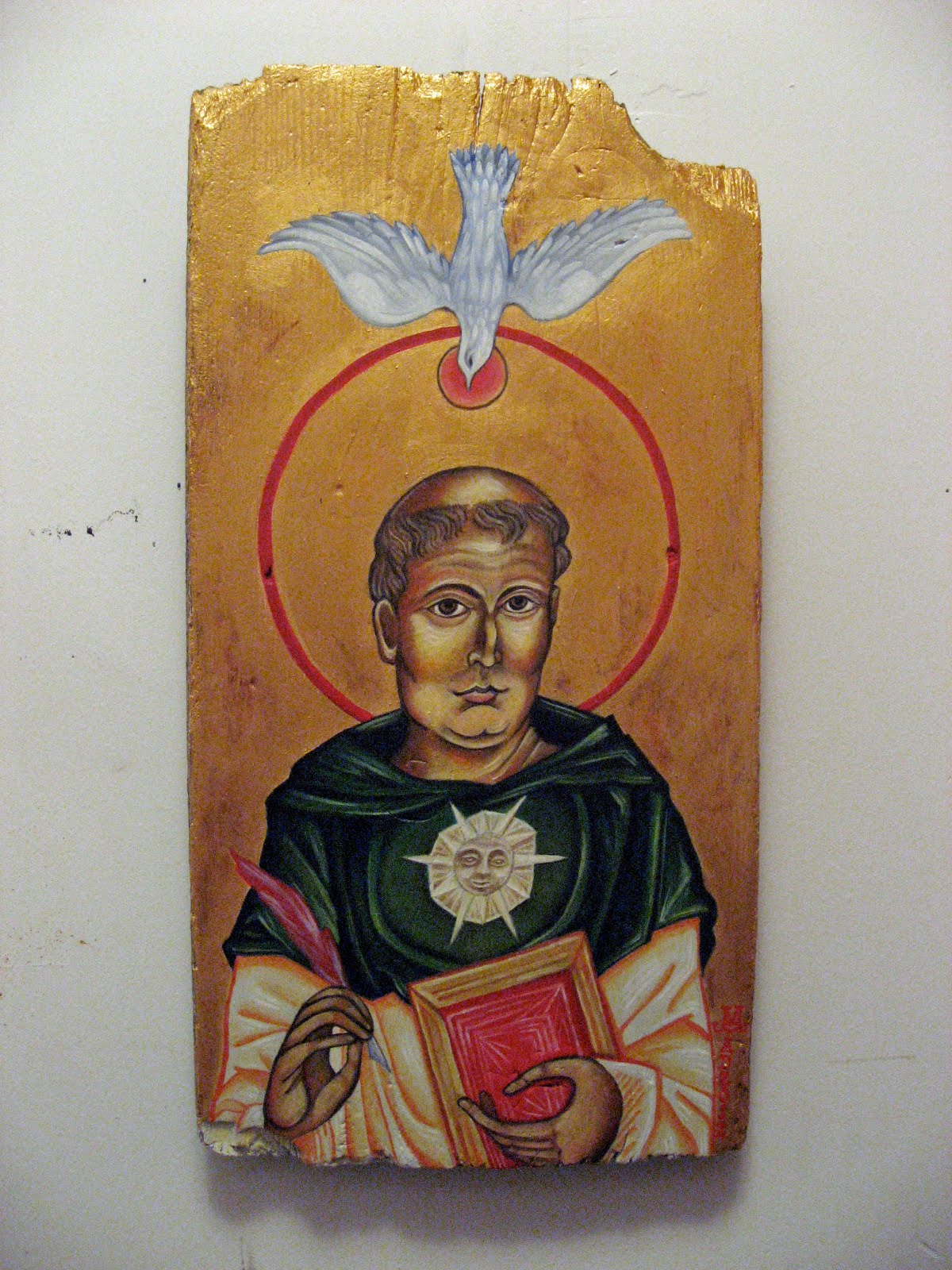Beard of Moss: St. Thomas Aquinas Icon Complete!