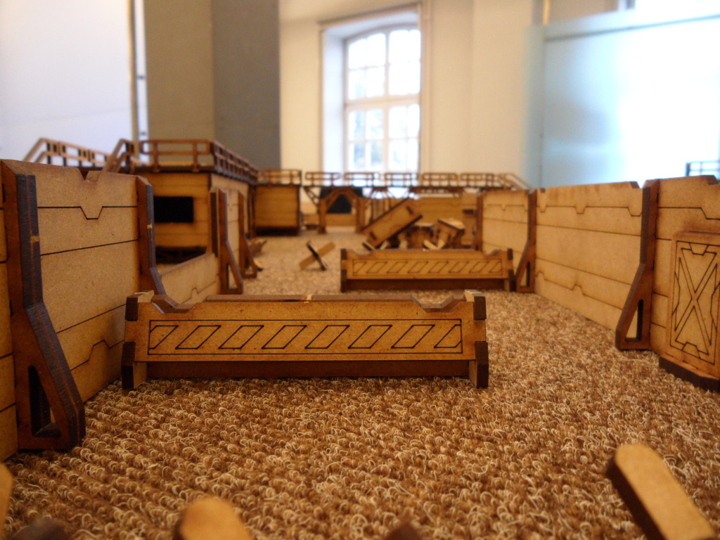 The Necroleadicon: MDF sci-fi urban terrain