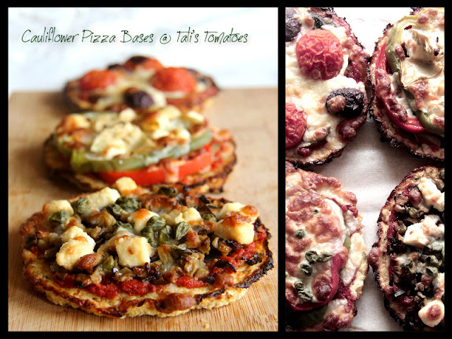 Tali's Tomatoes: Cauliflower Pizza Bases