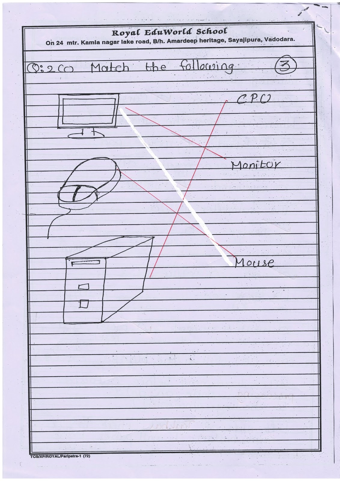 2nd Standard Final Exam Paper COMPUTER