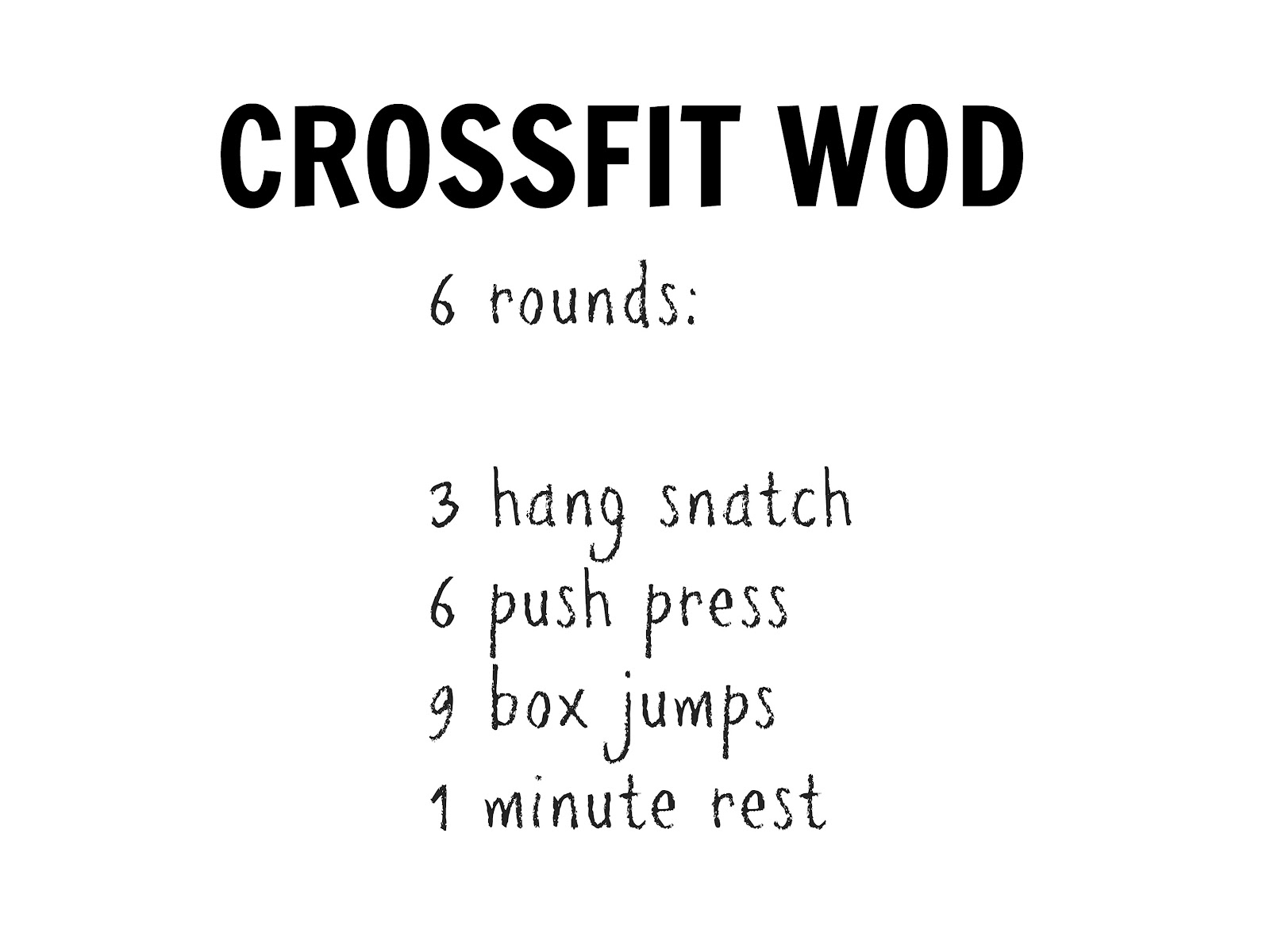 Allison's Miles: CrossFit WODs