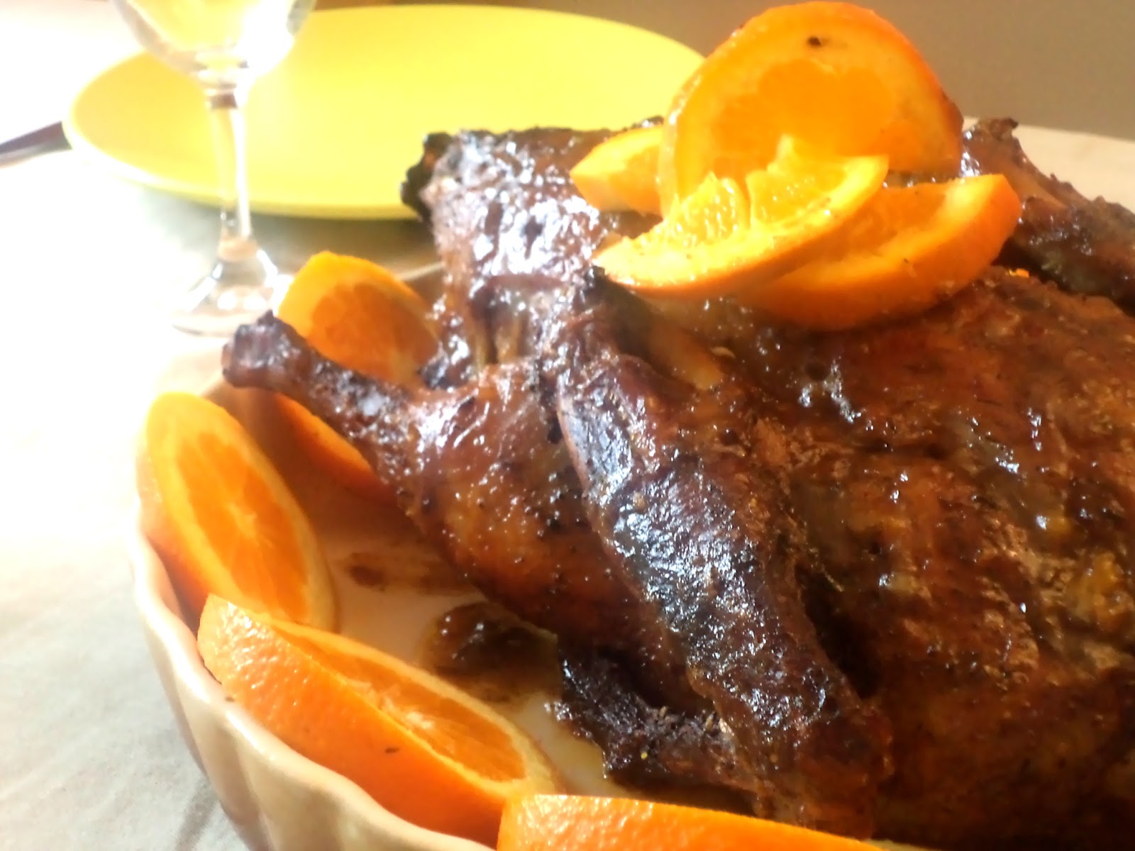 Entre Tachos e Sabores: Pato Assado Agridoce com Laranja