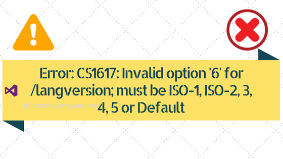 Error Cs1617 Invalid Option 6 For Langversion Net Core Mvc Html Agility Pack Sql
