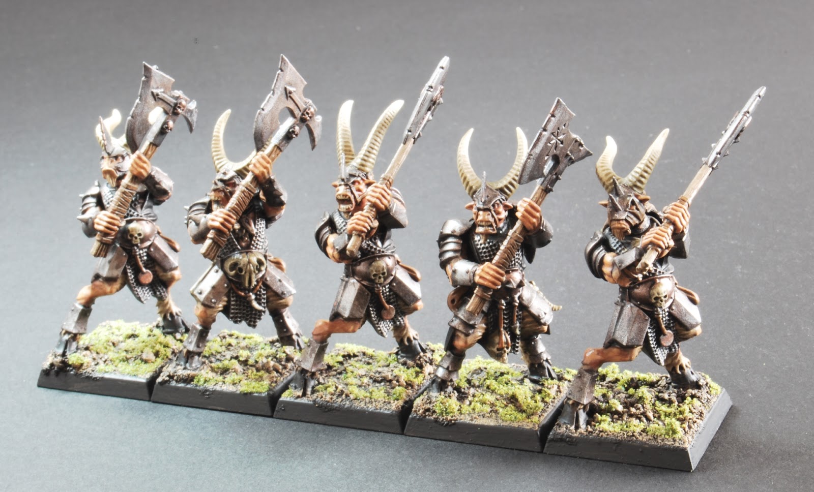 MiniKingdom: BEASTMEN - Completed Bestigor