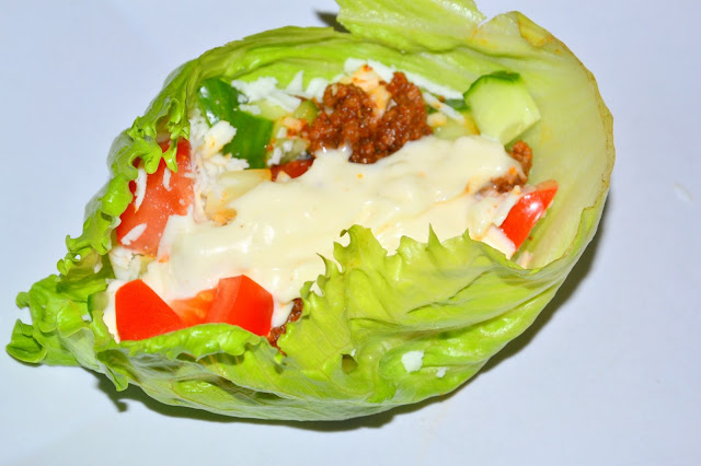 Veronicas Lchf Mat: Taco i salladsblad (Lchf-mejerifritt)