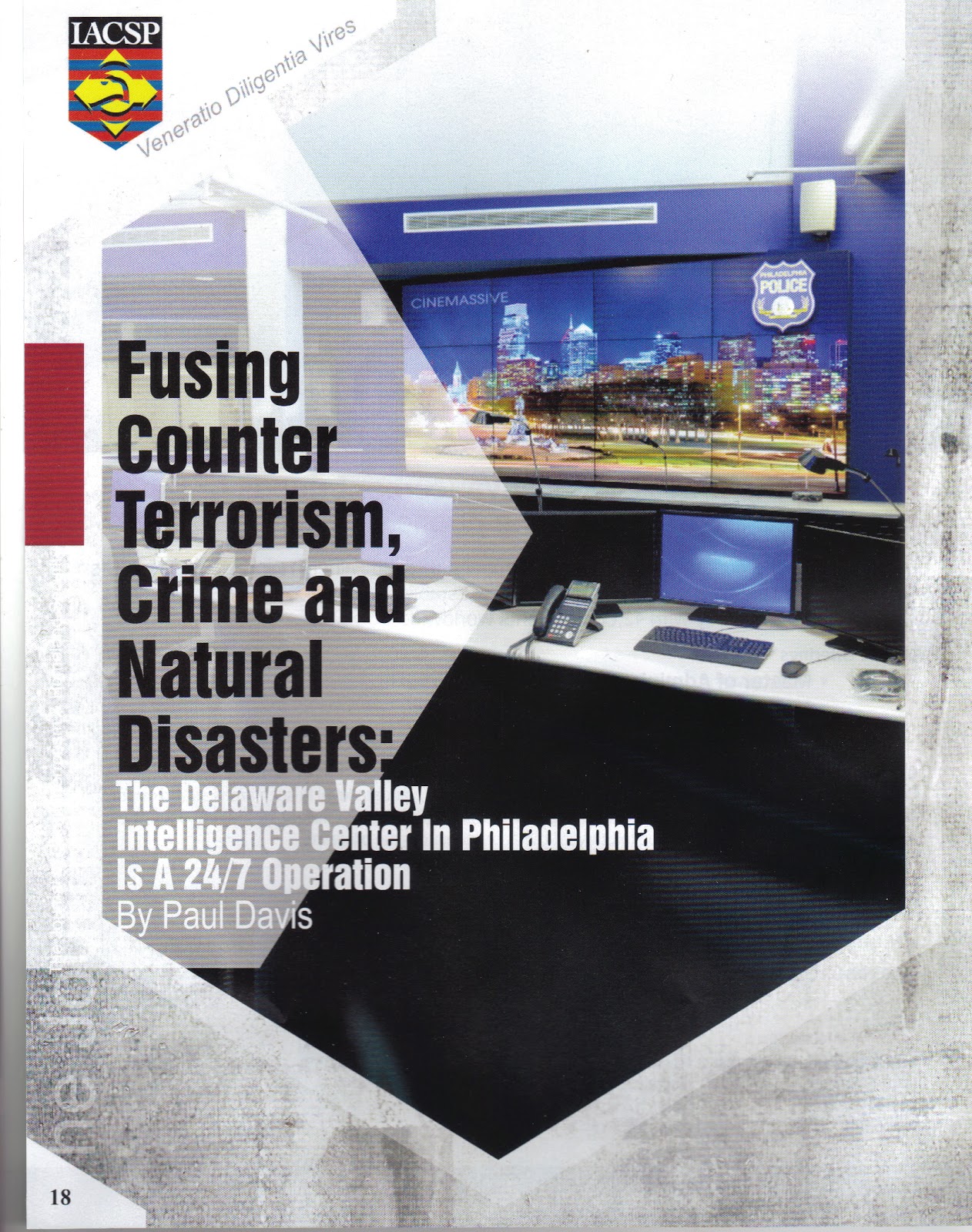 Paul Davis On Crime: Fusing Counterterrorism, Crime And Natural ...