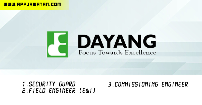 Jawatan Kosong di sektor oil dan gas iaitu Dayang Enterprise Sdn Bhd ...