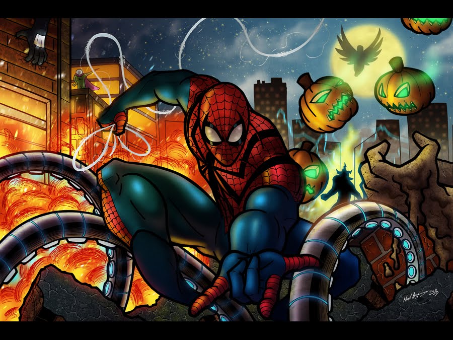 The Illuminate Darkness Experiment: Watch Out!! Here Comes the Spiderman!