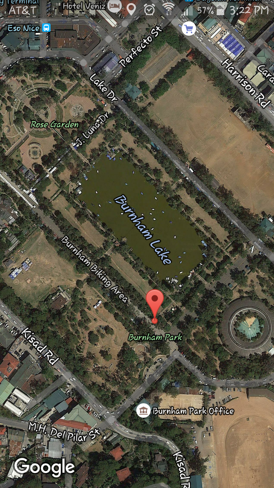 Enjoying a quick visit to the Beautiful Burnham Park in Baguio City