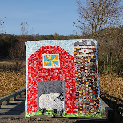 City House Studio: Barn Quilt with Sheep, an original design