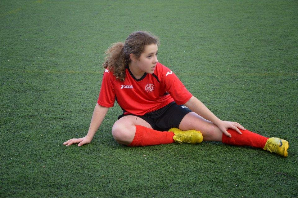 Margarida Silva no estágio da seleção nacional