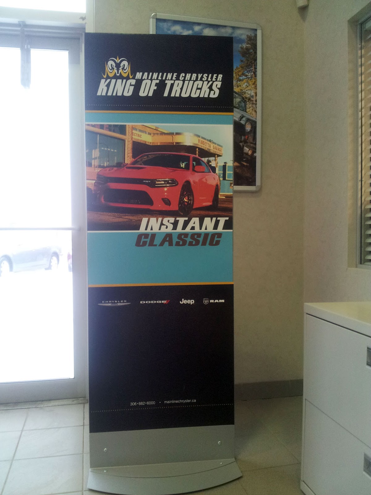 omecca custom graphic design: Showroom Signs