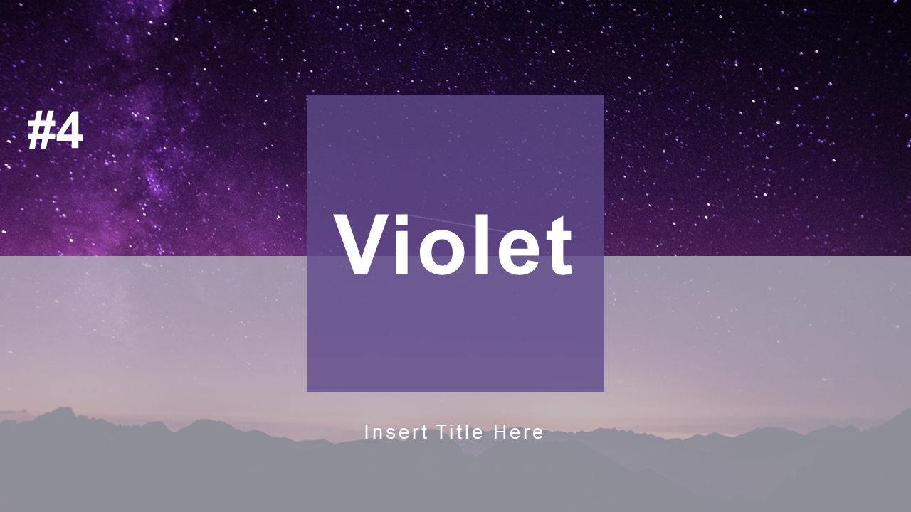 [Free PPT download] PPT 2018 팬톤 컬러 울트라 바이올렛 무료 템플릿 ultra violet free ...