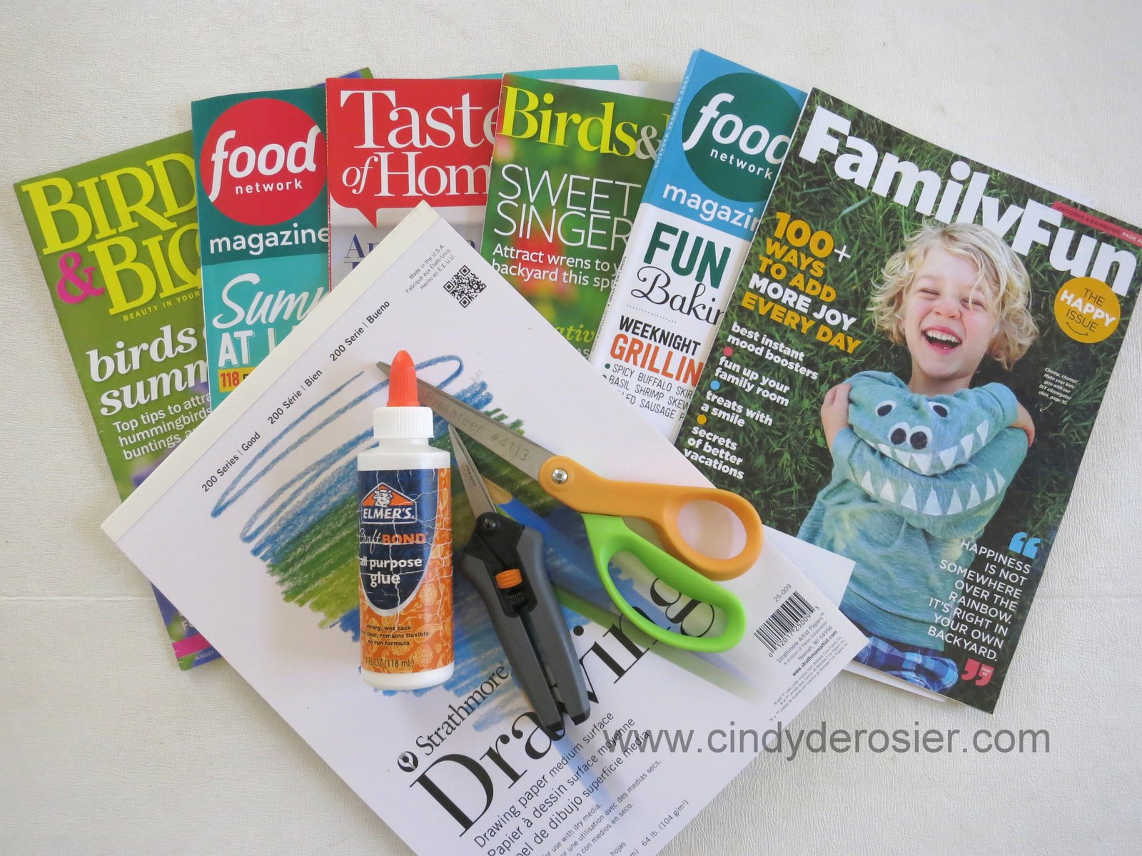 Cindy deRosier: My Creative Life: Magazine Scavenger Hunt