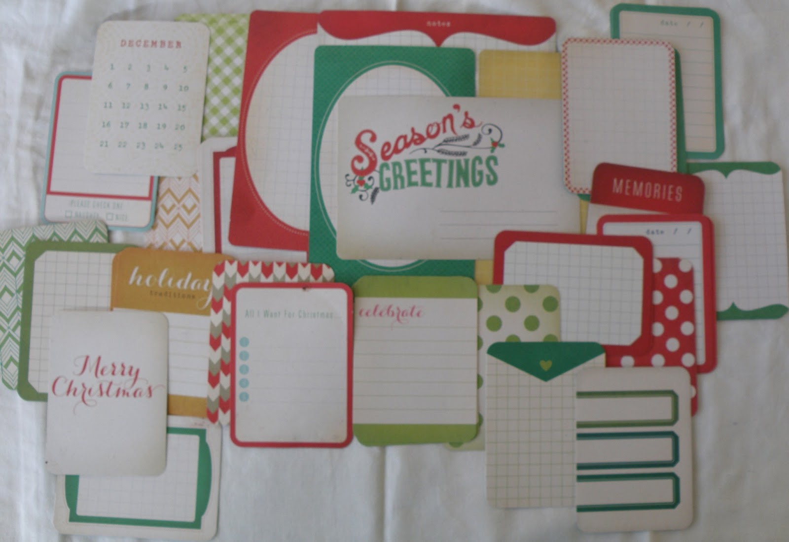 Scraptherapy Sessions: REVIEW - Project Life - Holiday Mini Kit