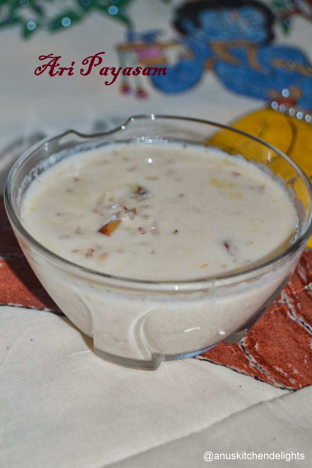 Anu's Kitchendelights: Paal Payasam - Matta Rice Payasam - Rice Pudding
