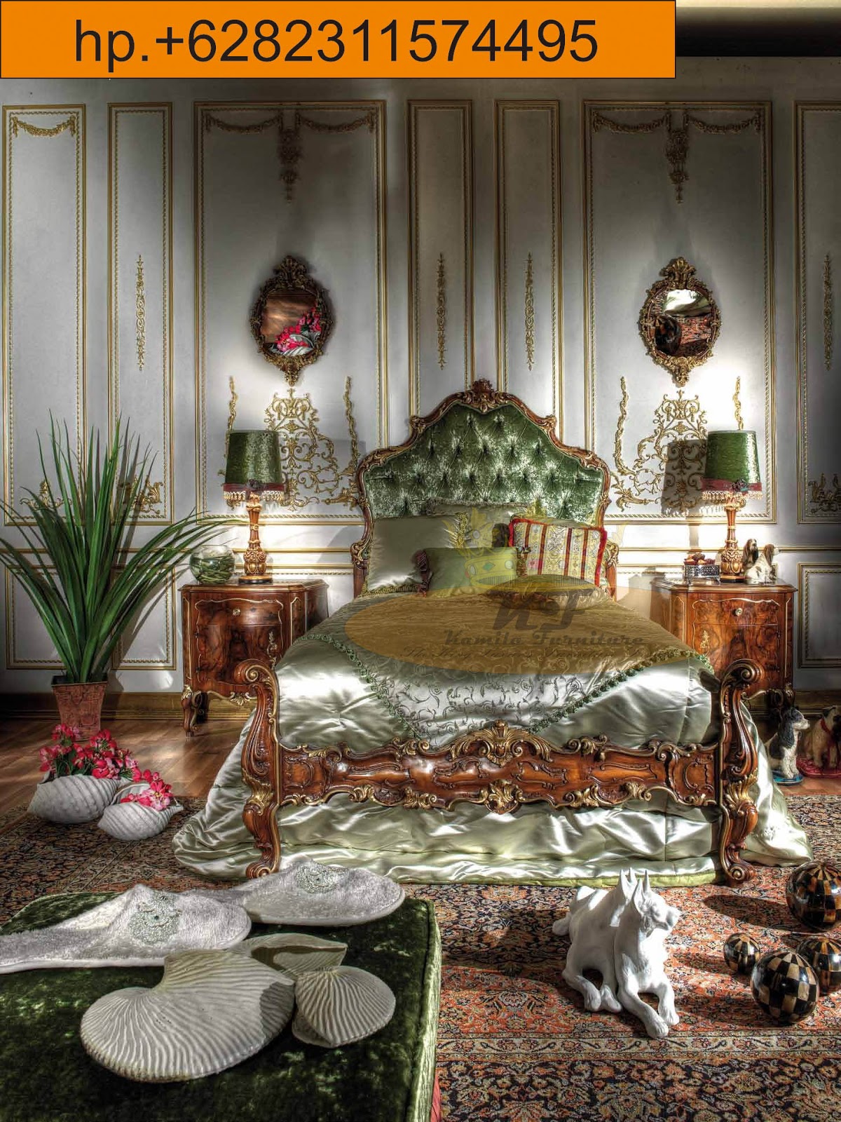 Kamila Furniture: LUXURY CLASSIC ITALIAN FURNITURE BEDROOM