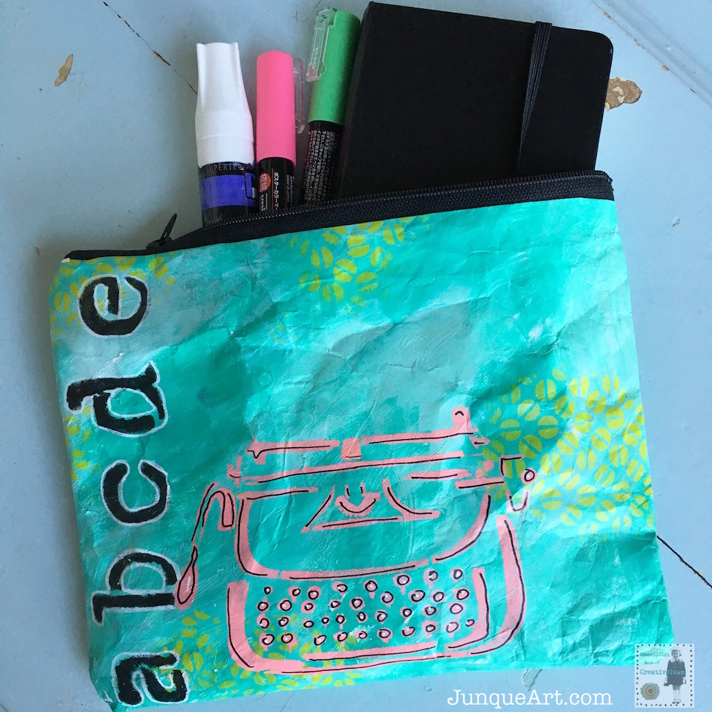 StencilGirl® Talk: A Fun Pencil Case