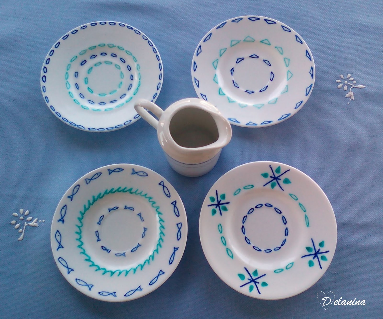 DIY: Decorar objetos con pintura cerámica. - Delanina