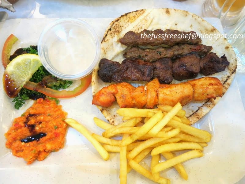 the FUSS FREE chef: Food Review: Restaurant DIMA Middle Eastern Food