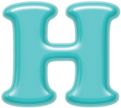 ® Colección de Gifs ®: LETRAS MAYÚSCULAS DE COLOR CELESTE