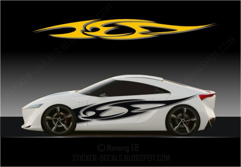 stiker mobil