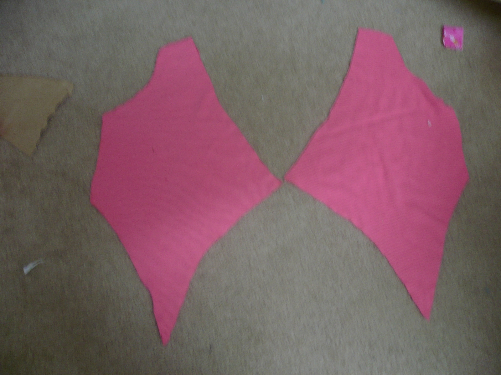 For a quick comparison, here's what butterfly shrug front looked like.