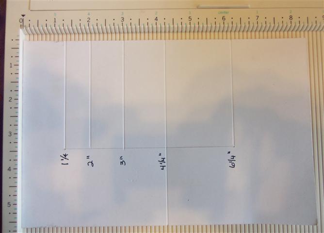 World Of Michael Trent: Outer Stair Step Card Template and Instructions