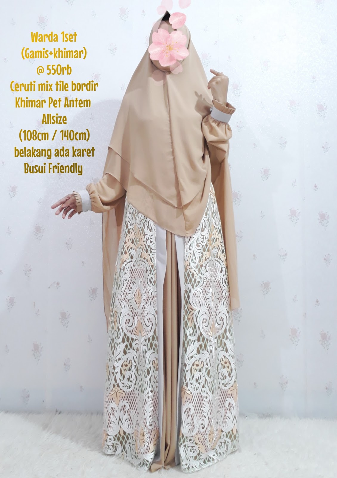 Gamis Hum.com: GAMIS 1set ( GAMIS DAN KERUDUNG )