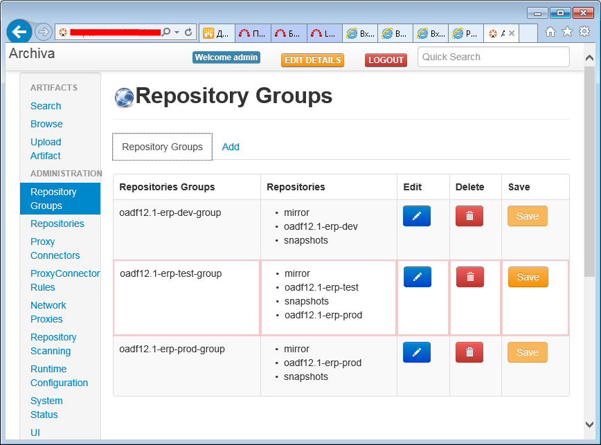 Установка и настройка Maven-репозитория артефактов Apache Archiva под Windows - Создание программ