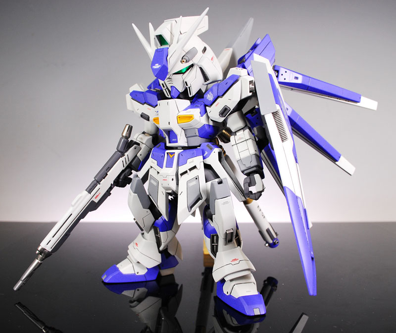 GUNDAM GUY: SD RX-93-V2 Hi-V Gundam - Custom Build