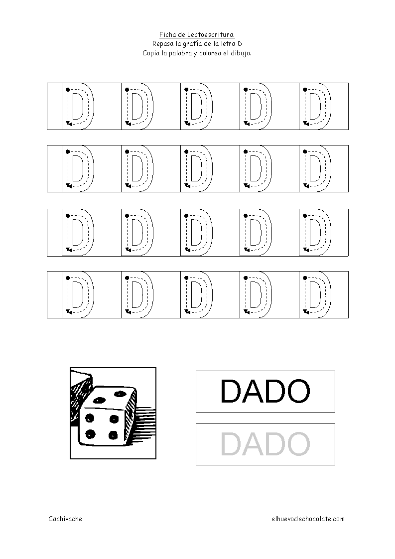 Aprende Brincando: Desenha - Letra D