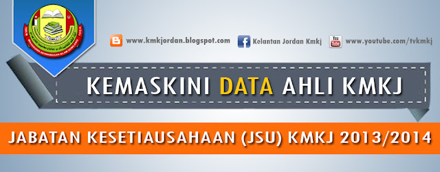 Portal Rasmi Kesatuan Mahasiswa Kelantan Jordan (KMKJ): Kemaskini Data ...