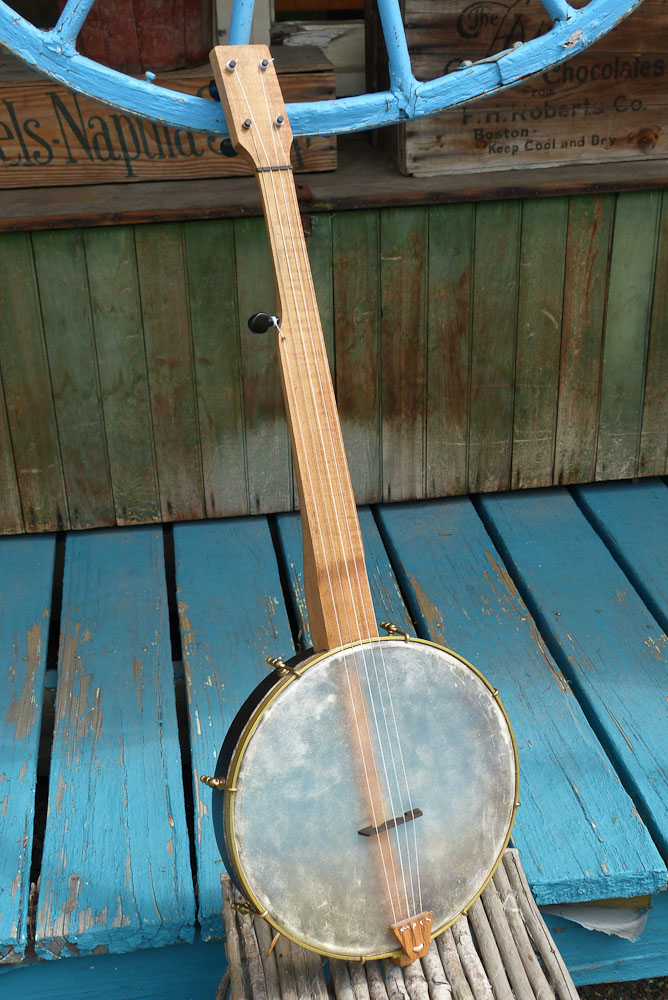 2000s Eric Prust 5-String Fretless Minstrel Banjo