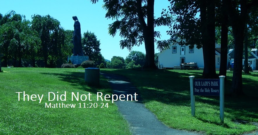 "Beads of Joy" by RosaryManJim: They Did Not Repent