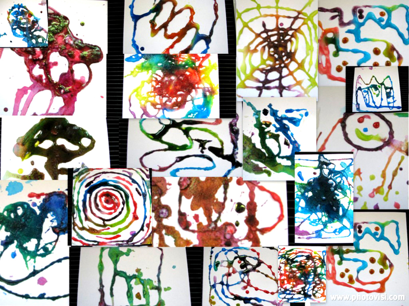 E is for Explore!: Salt-Absorbing Art and Science