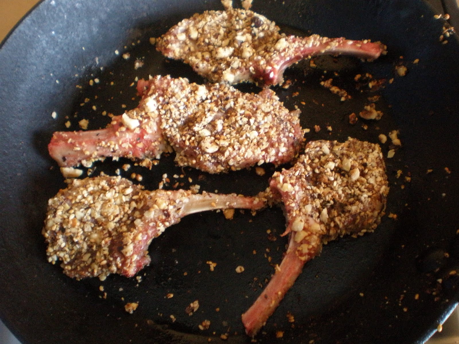The InTolerant Chef ™: Dukkah Crusted Lamb Cutlets with Fig and Goat ...