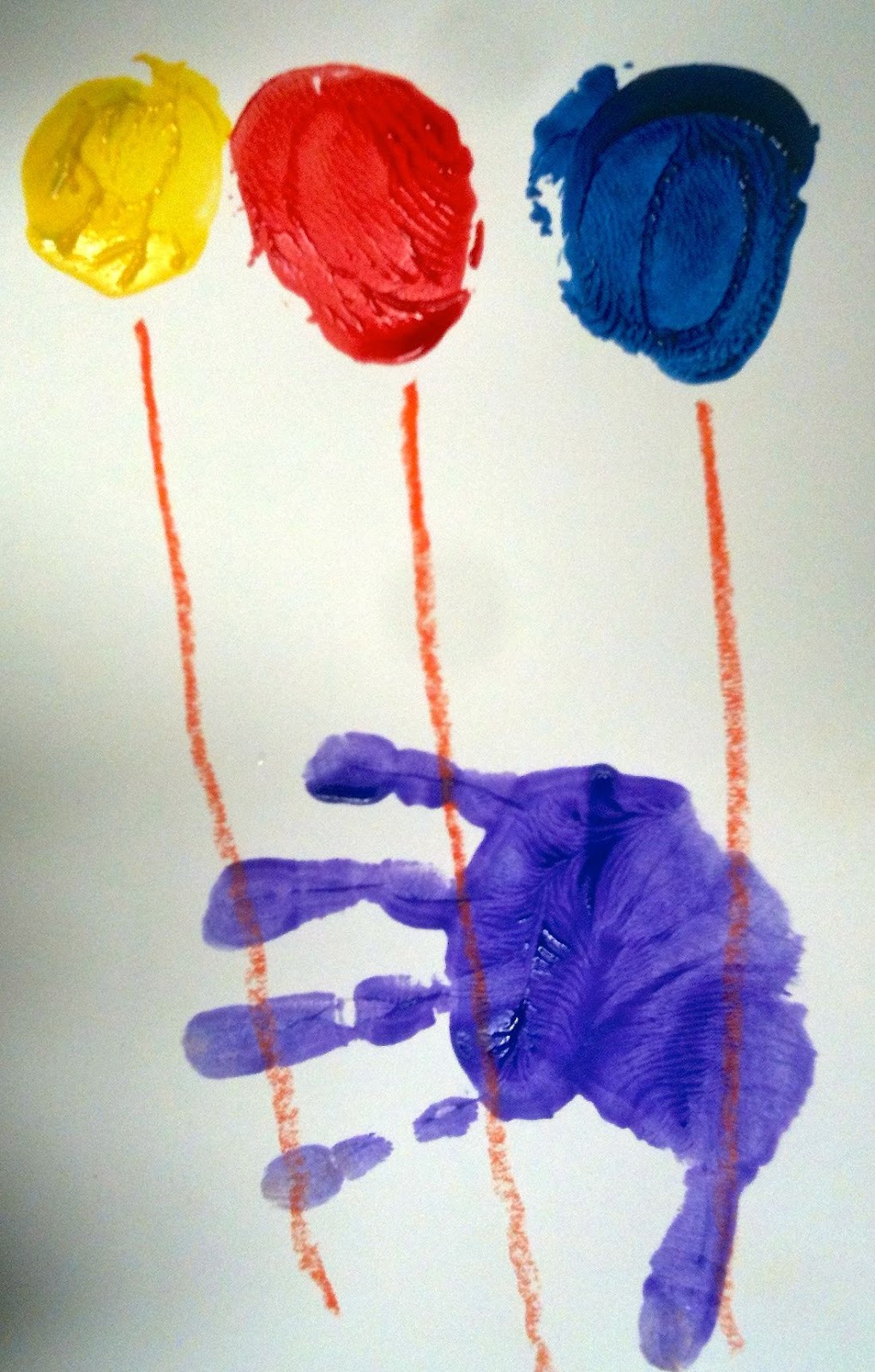 Kids Art Market: Color Wheel hand prints with Picasso