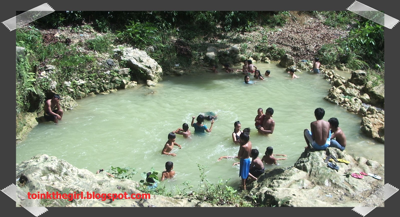 toink girl's views: Nothing like a flowing spring pond, in Cebu ...