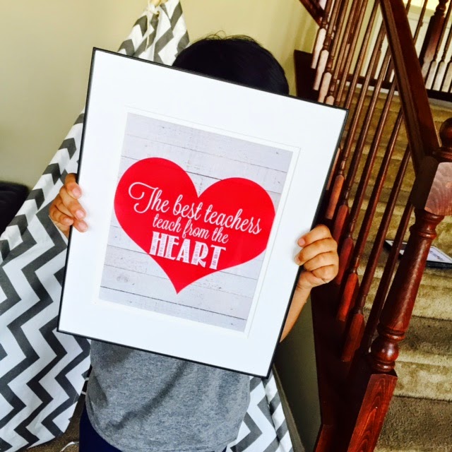 tini: The Best Teachers Teach from the Heart! - Free Printable