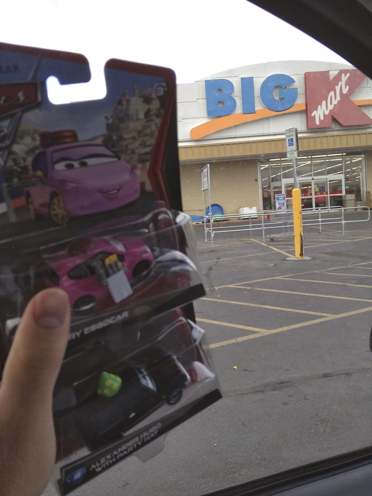 Dan the Pixar Fan: Cars 2: Alexander Hugo with Party Hat and Mary Esgocar