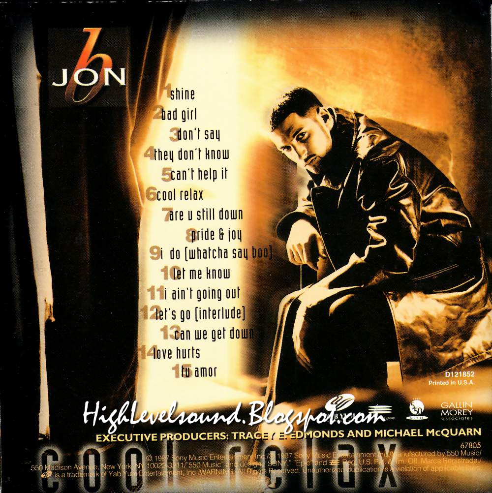 highest level of music: Jon B. - Cool Relax-(Retail_Album)-1997-hlm