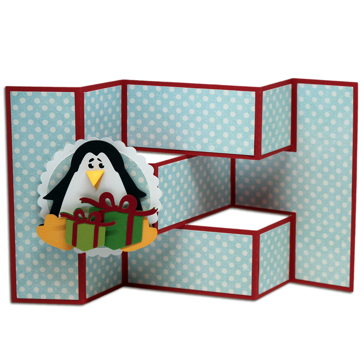 Holiday Tri-Shutter Cards | Bits of Paper